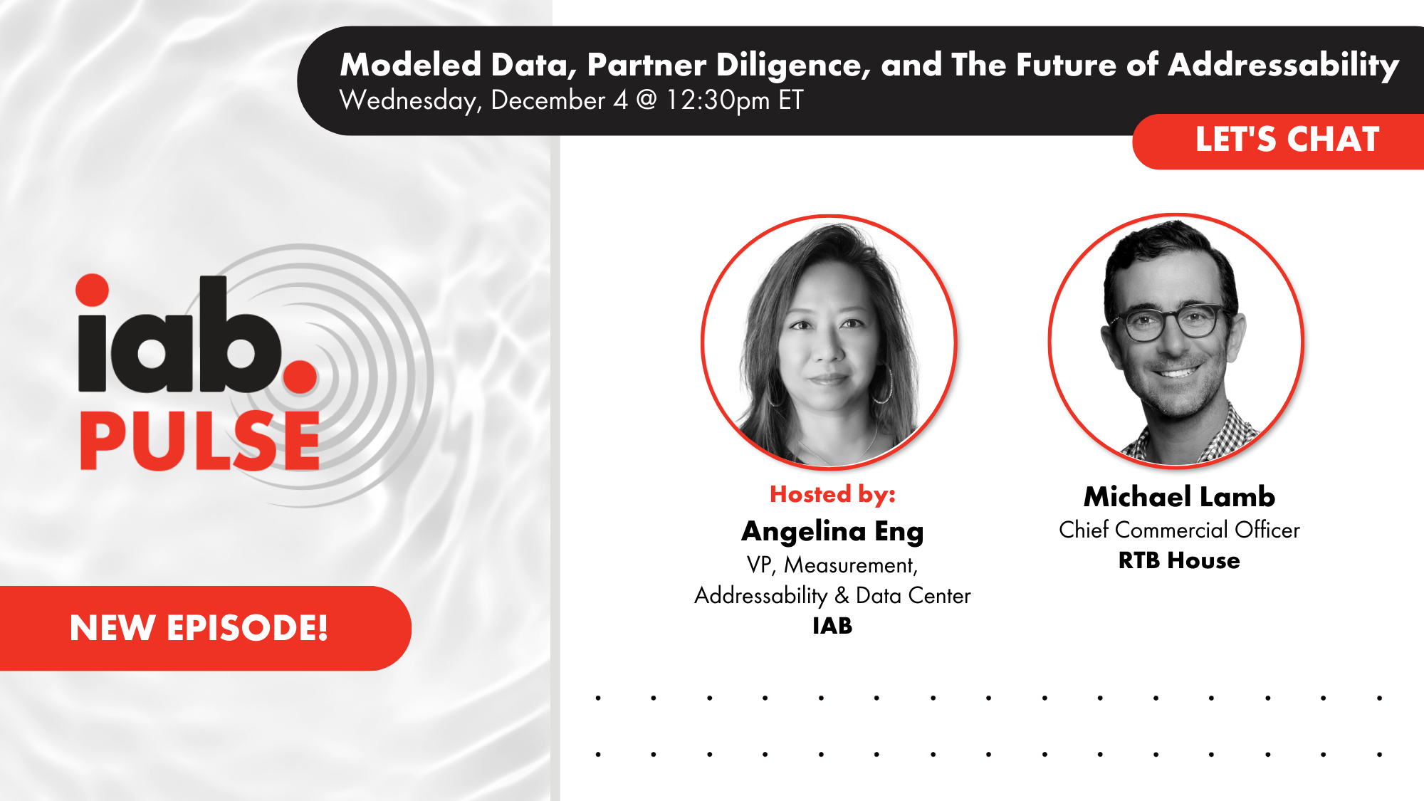 IAB PULSE | Modeled Data, Partner Diligence, and The Future of ... IAB PULSE | Modeled Data, Partner Diligence, and The Future of ...